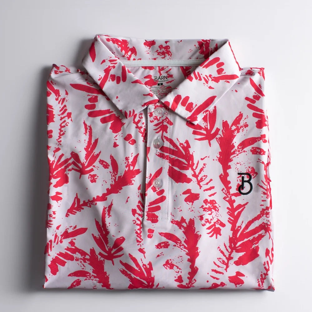 Cartagena Red Performance Polo – Barn Co.
